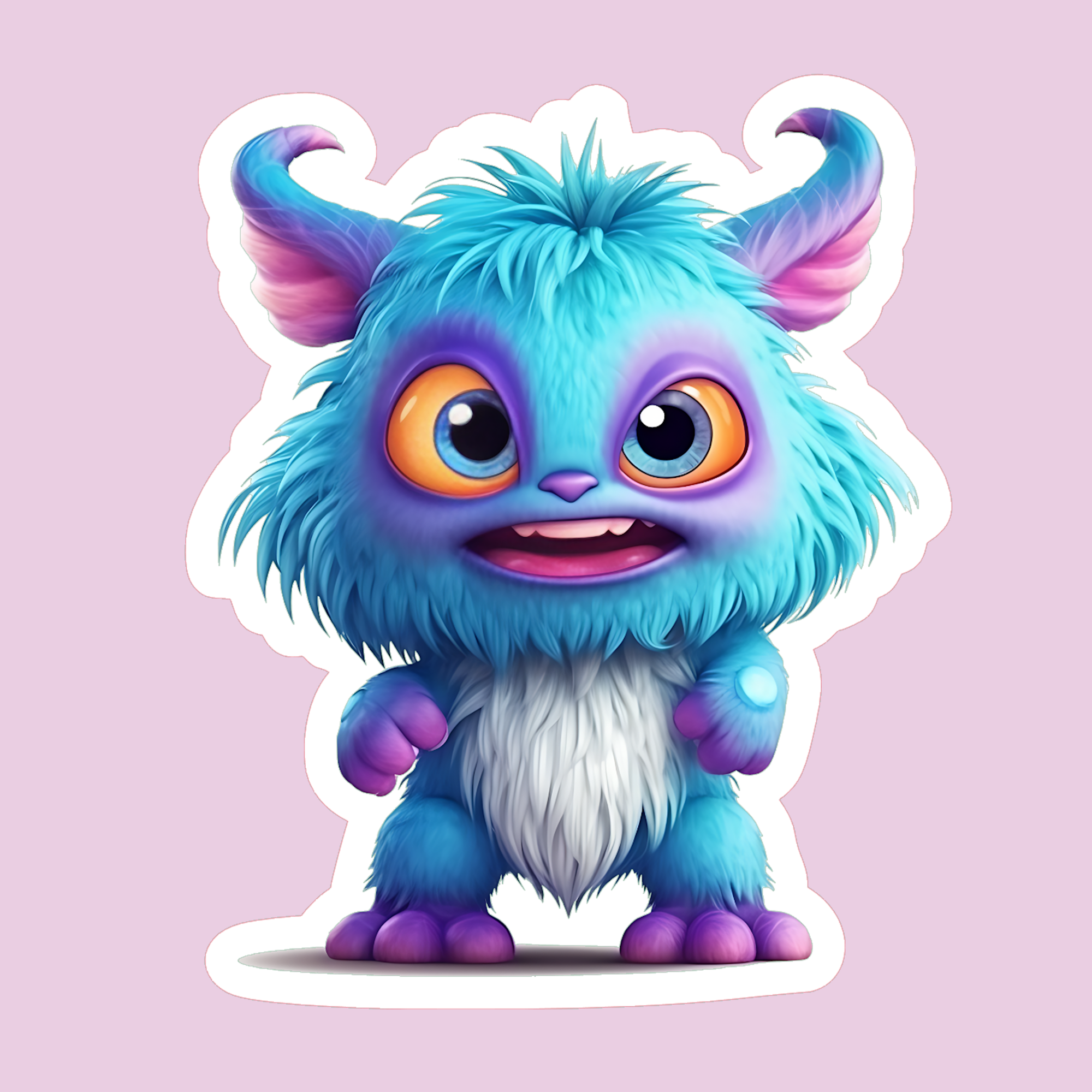 Adorable Little Monster Stickers - Sticker Bits